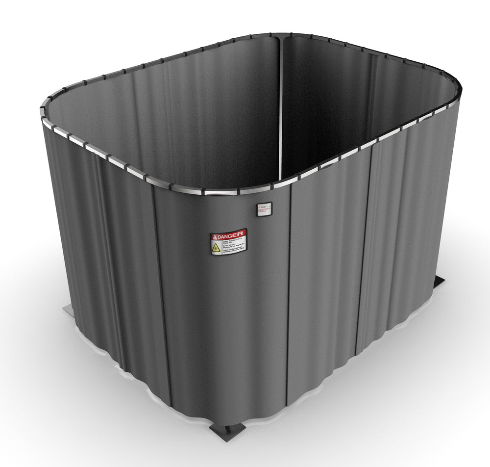 Laser Safety Curtain System (Custom Sizing)