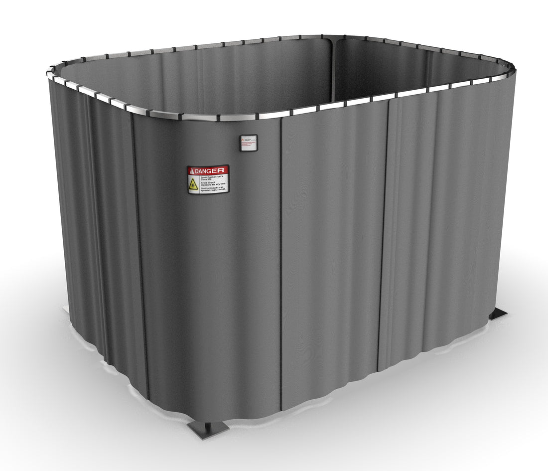 Laser Safety Curtain System (Custom Sizing)